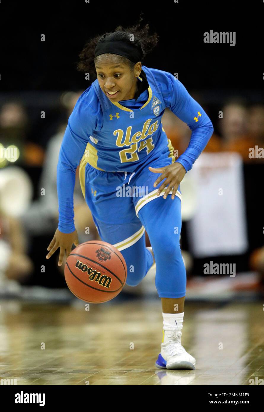 UCLA guard Japreece Dean (24) during the second half of a women's NCAA ...