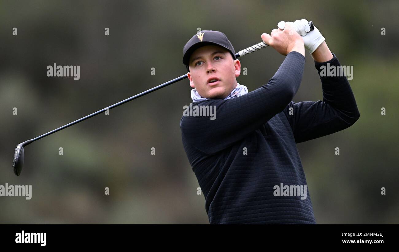 Arizona State's Preston Summerhays during an NCAA golf tournament on ...