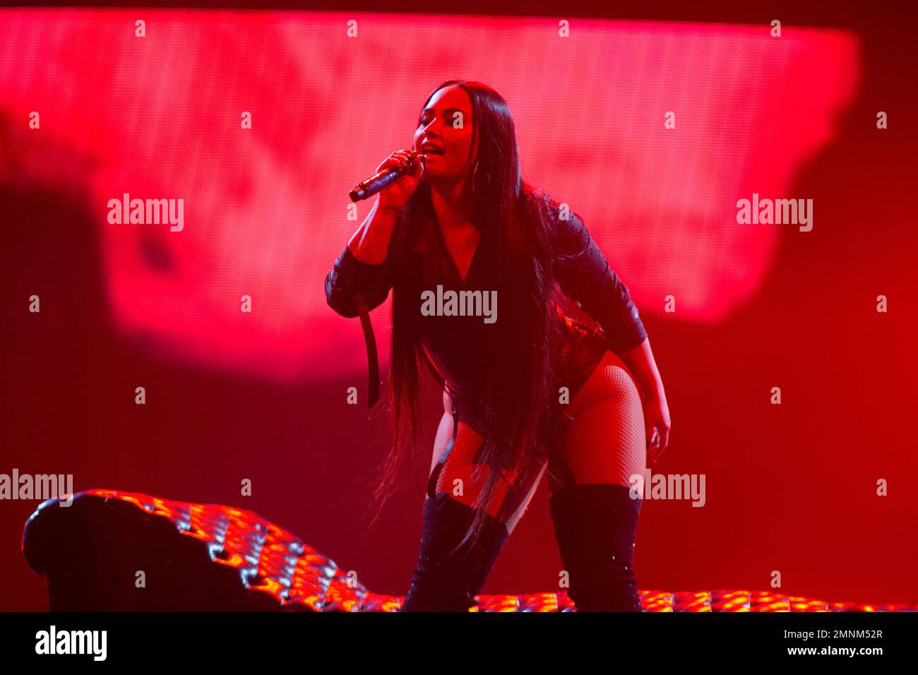 Demi Lovato performs in concert during her "Tell Me You Love Me World ...