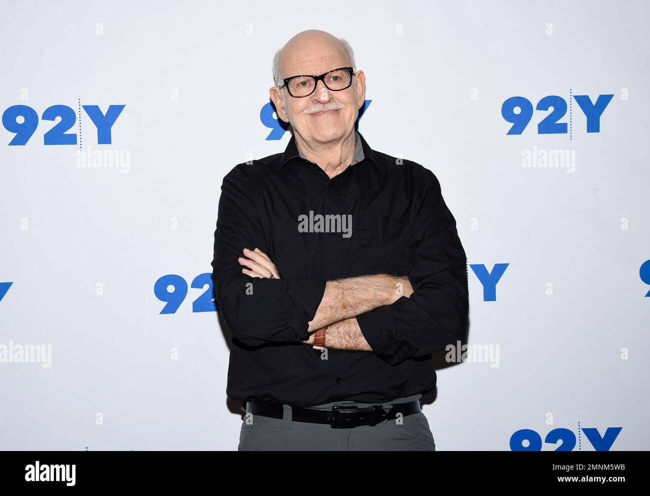 Puppeteer and actor Frank Oz poses backstage before his talk with Mark ...