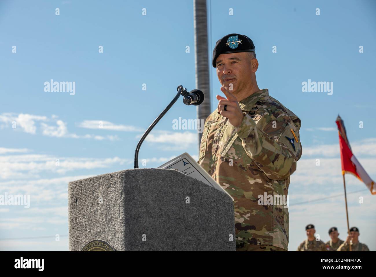 Lt. Gen. Sean C. Bernabe, commanding general, III Armored Corps and ...