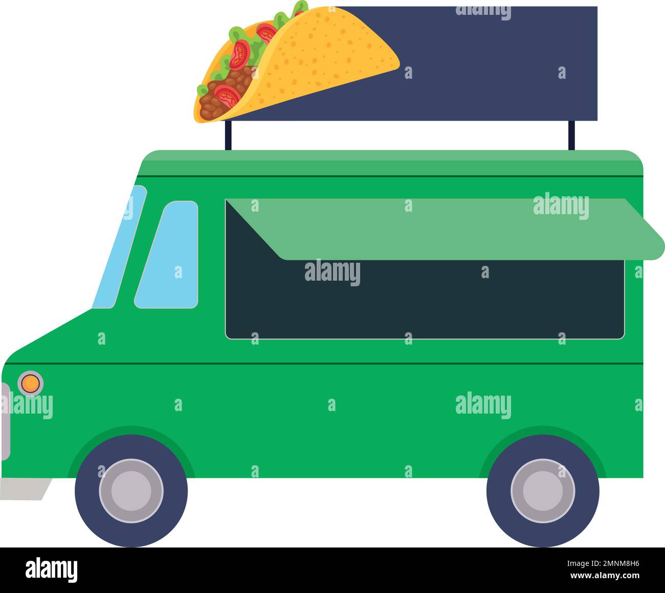 taco truck illustration Stock Vector Image & Art - Alamy