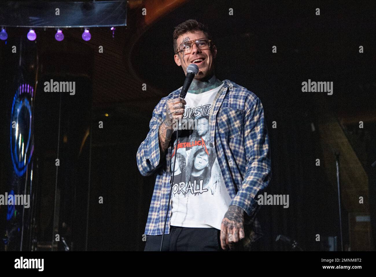 Shayne Smith performs on board the Carnival Magic during day five of ...