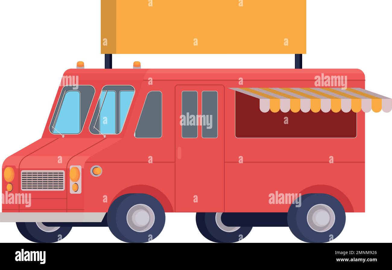 red food truck Stock Vector Image & Art - Alamy