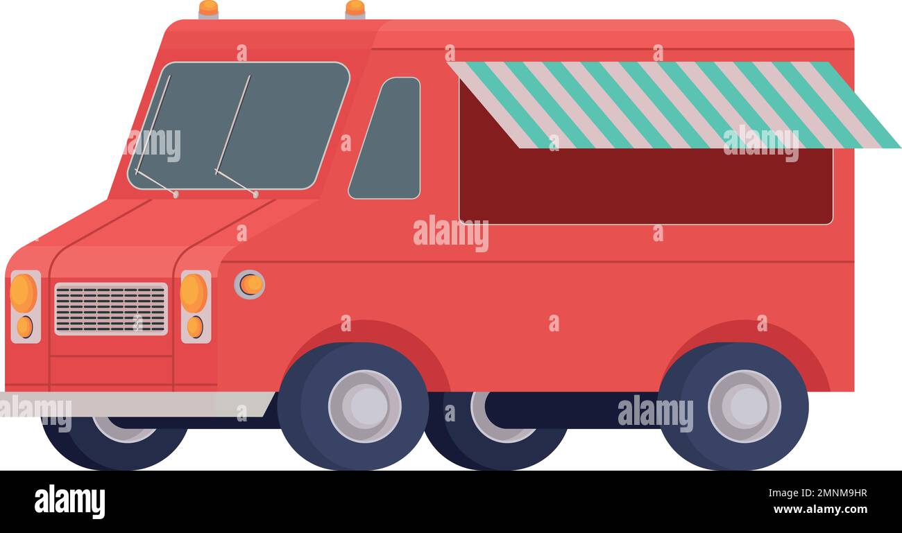 red food truck design Stock Vector Image & Art - Alamy