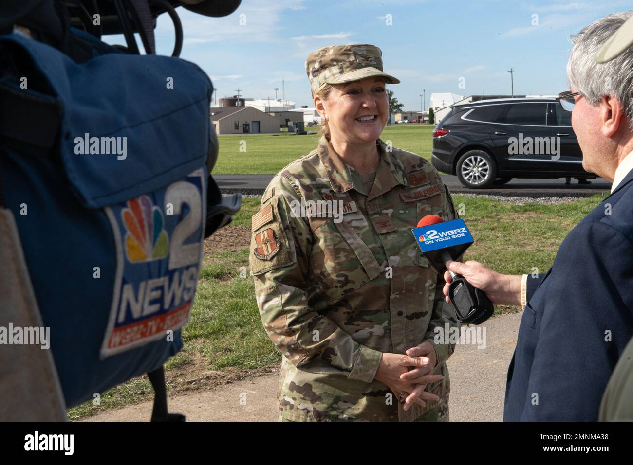 Col. Lara Morrison, 914th Air Refueling Wing and installation commander ...