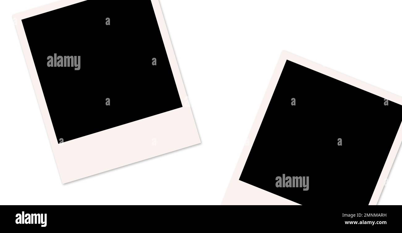 Polaroid instant photo frames Stock Photo - Alamy