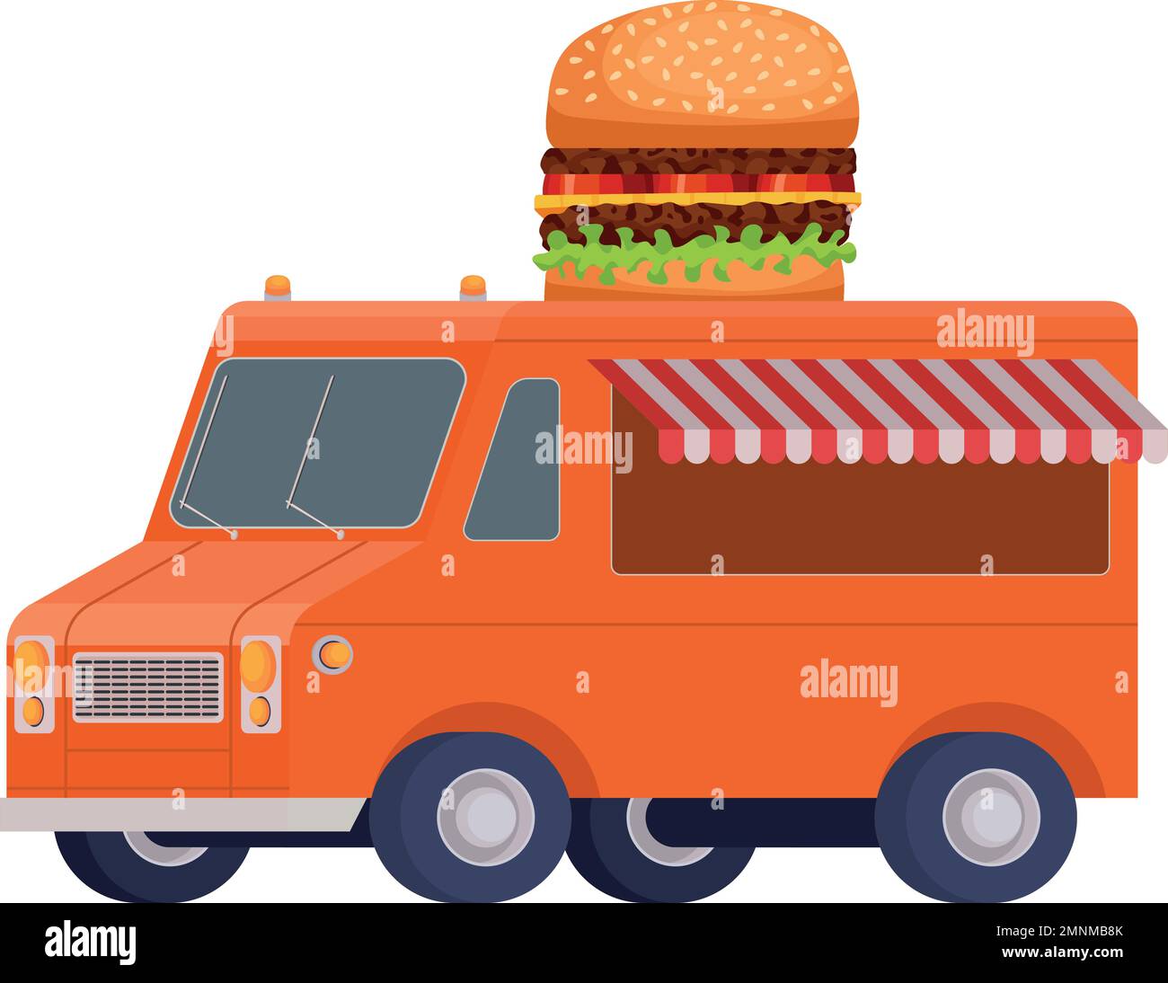 burger truck design Stock Vector Image & Art - Alamy