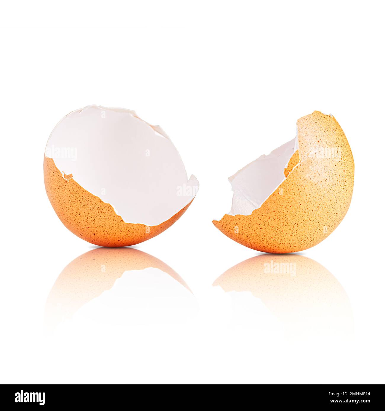 Egg shell isolated on white. Broken egg shell isolated on white Stock Photo - Alamy