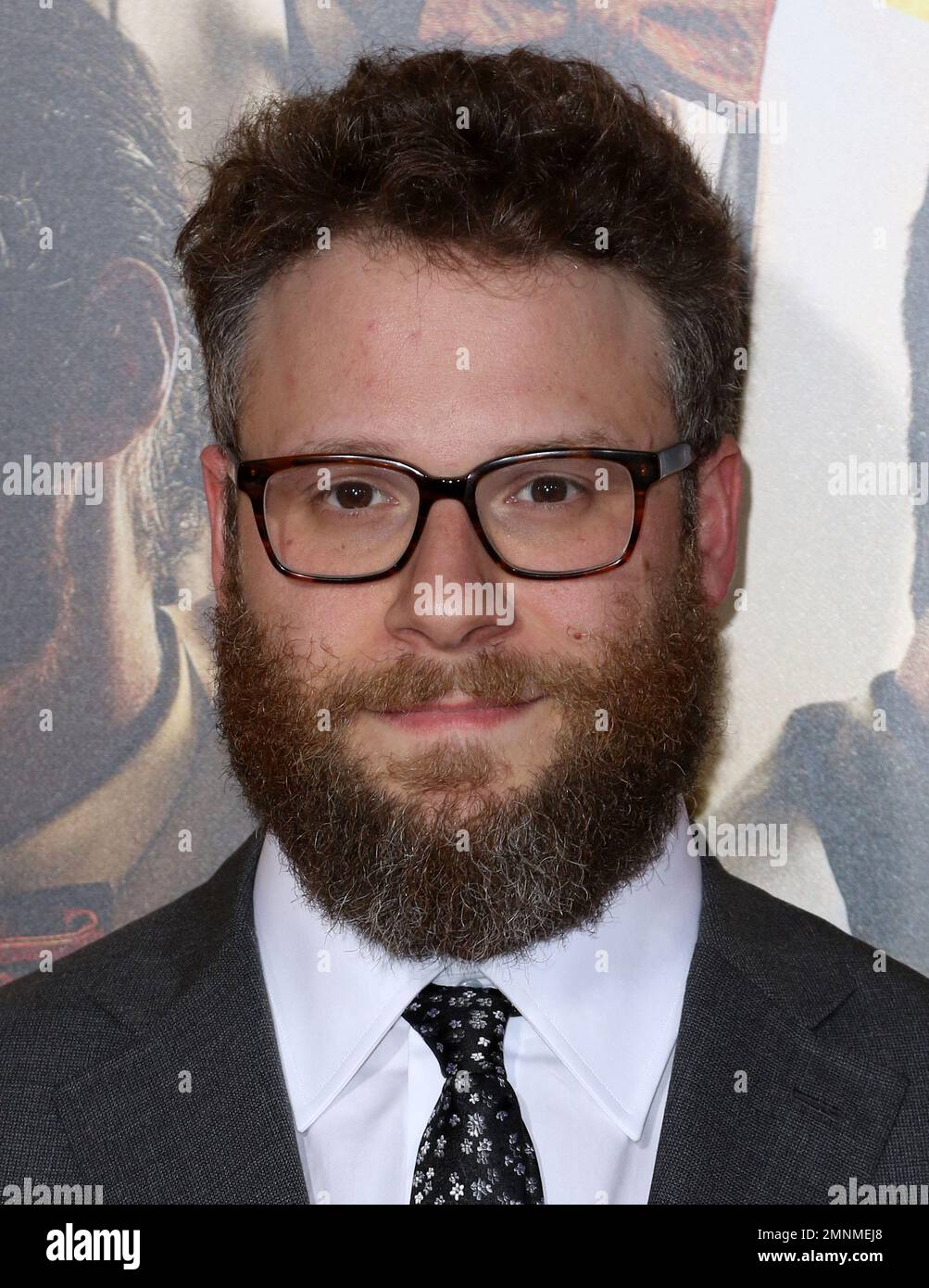 Seth Rogen arrives at the LA Premiere of "Game Over, Man!" at on ...