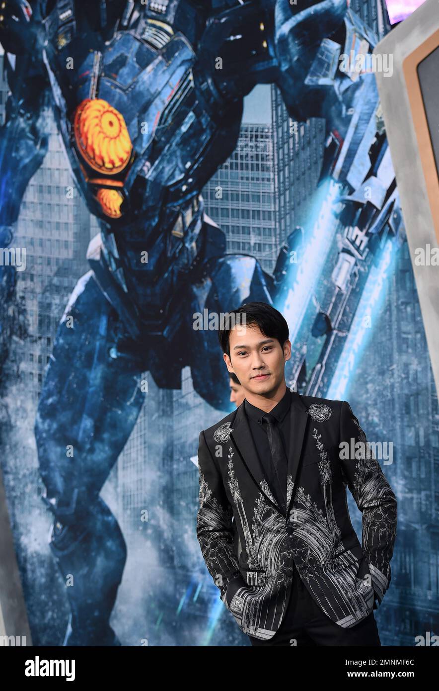 Wesley Wong arrives at the global premiere of "Pacific Rim Uprising" at ...