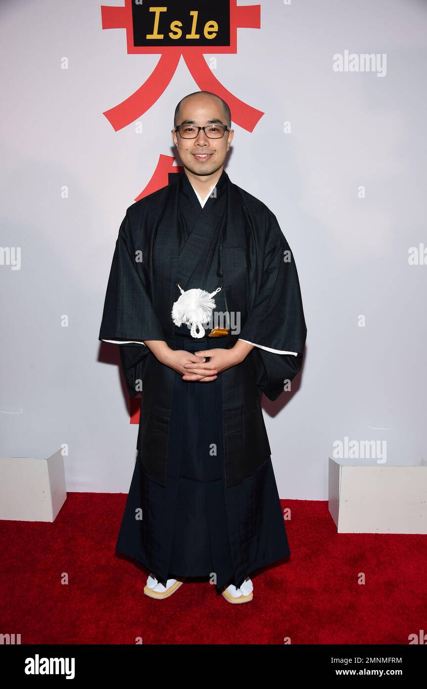 Actor Akira Ito attends a special screening of "Isle of Dogs" at the ...