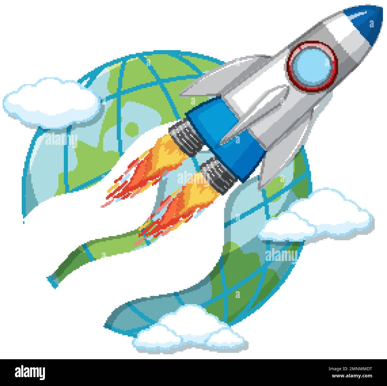 Rocketship education Stock Vector Images - Alamy
