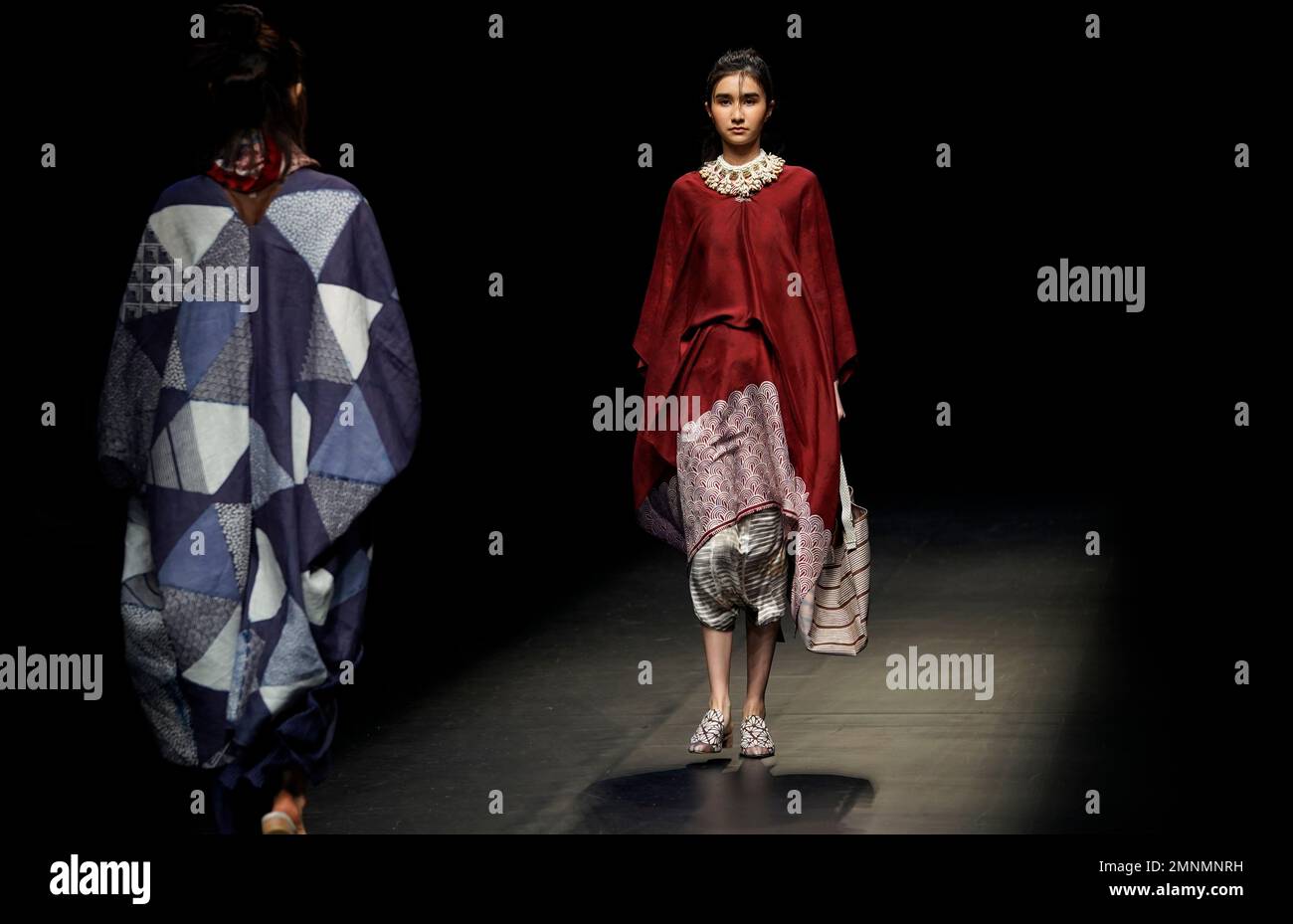 Models display creations by Anandia Marina Putri and Novita Yunus of ...