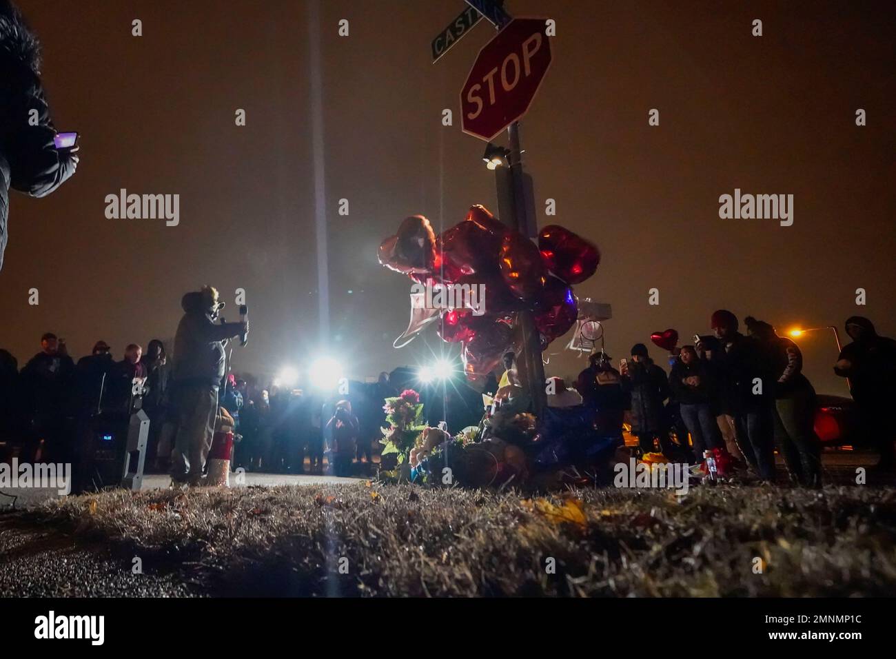 Rodney Wells, stepfather of Tyre Nichols, speaks at a prayer gathering ...