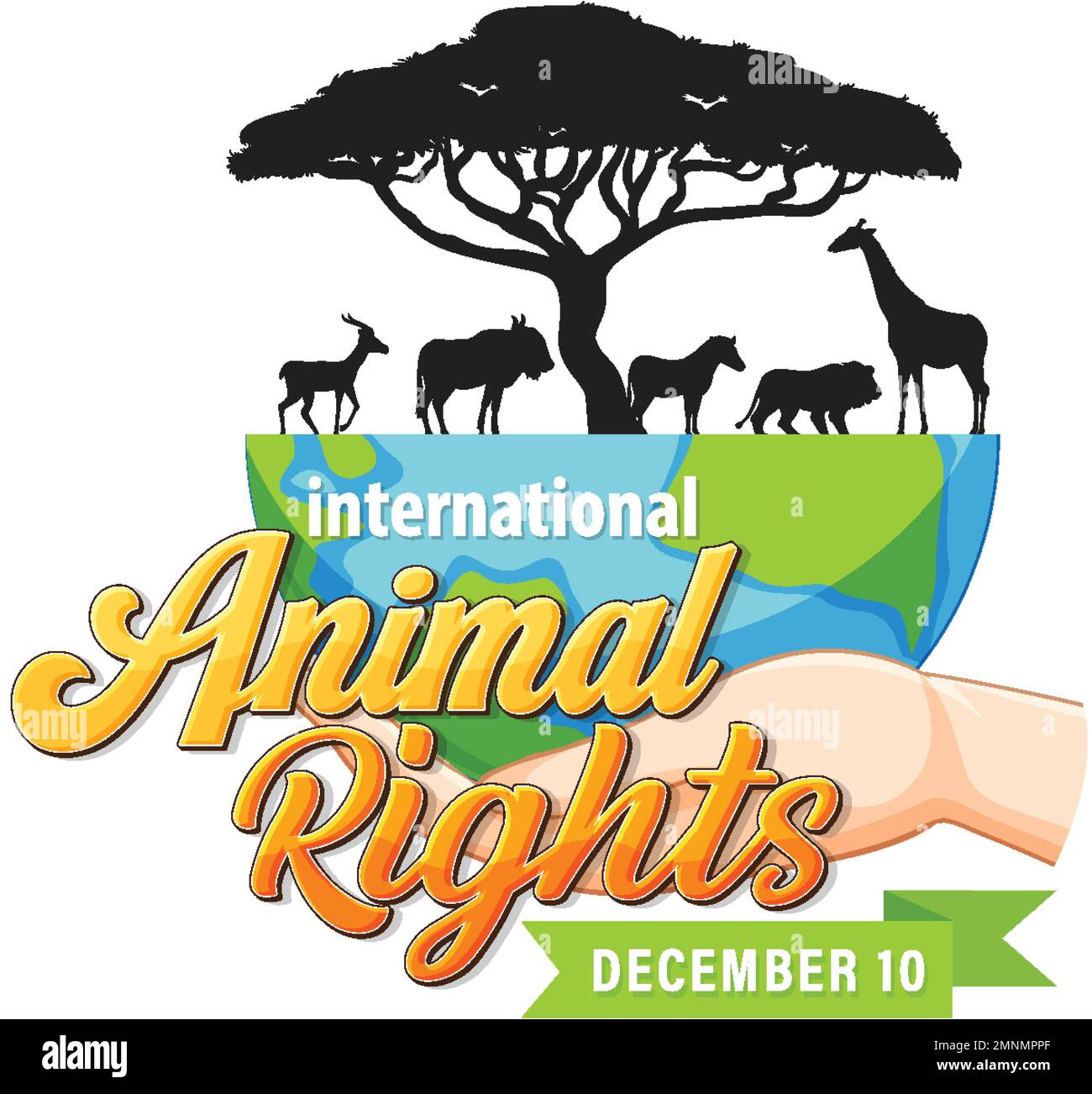 Animal rights word Stock Vector Images - Alamy