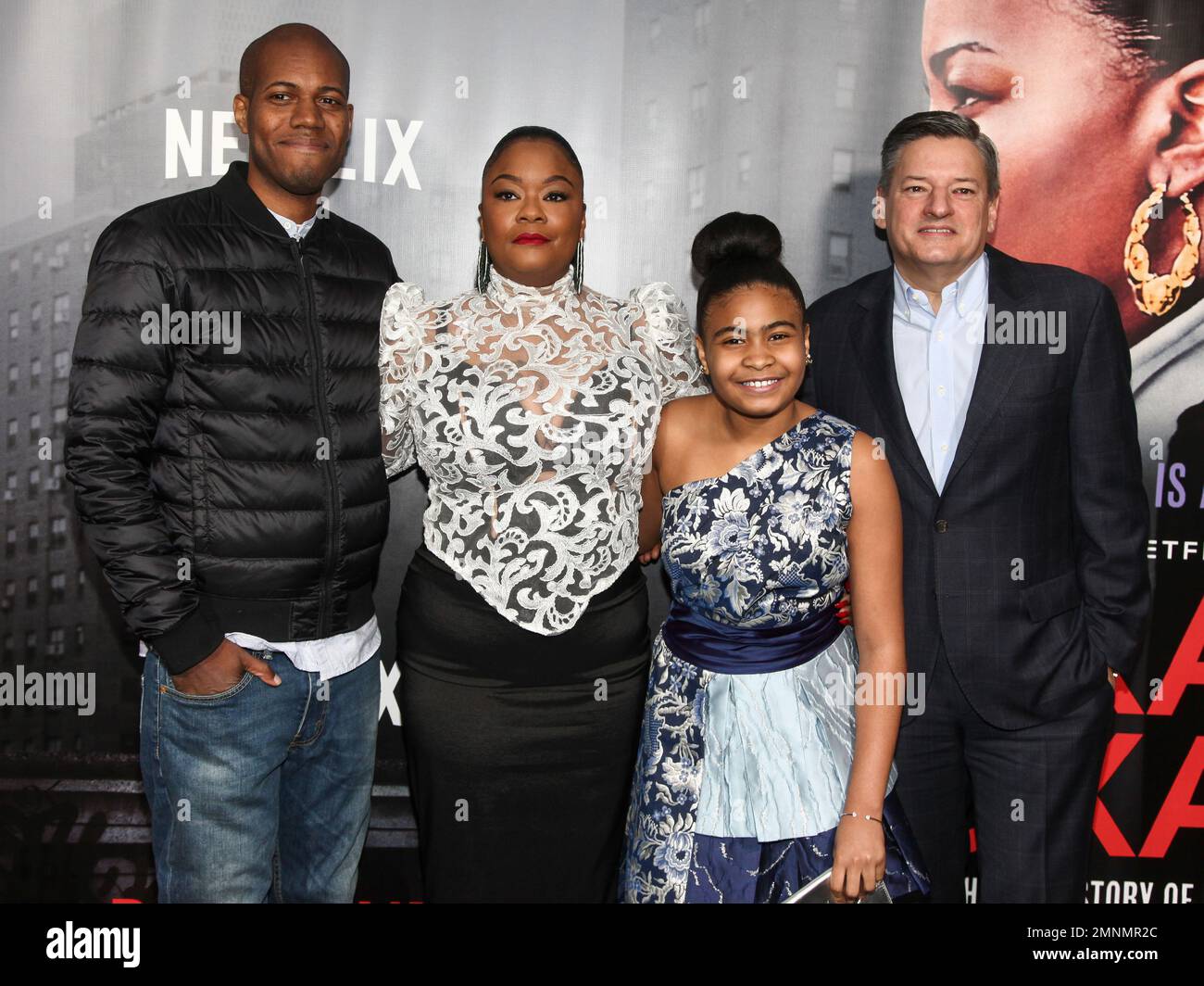 Michael Larnell, from left, Roxanne Shante, Taliyah Whitaker and Ted ...