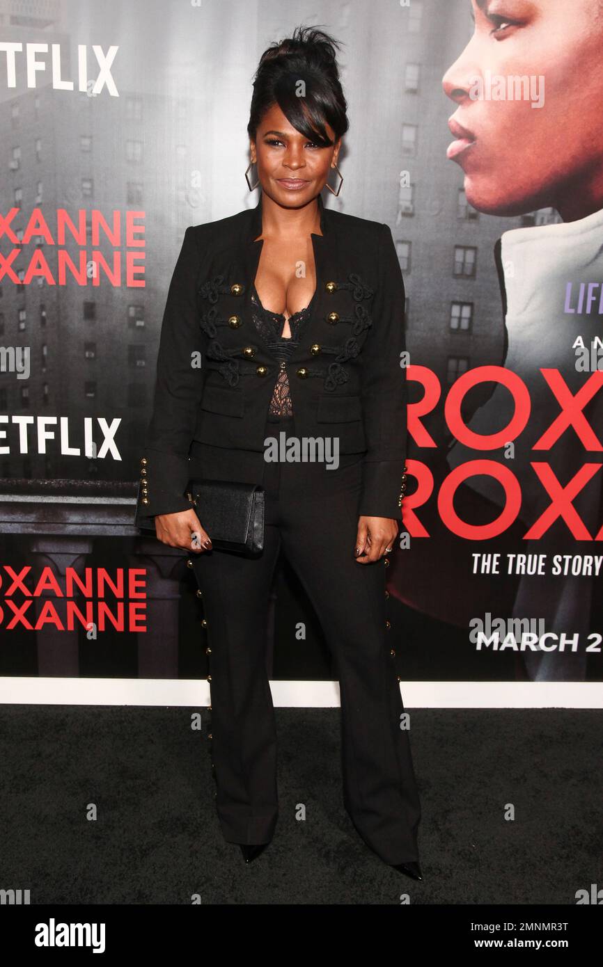 Nia Long attends the premiere of Netflix's "Roxanne Roxanne" at SVA ...