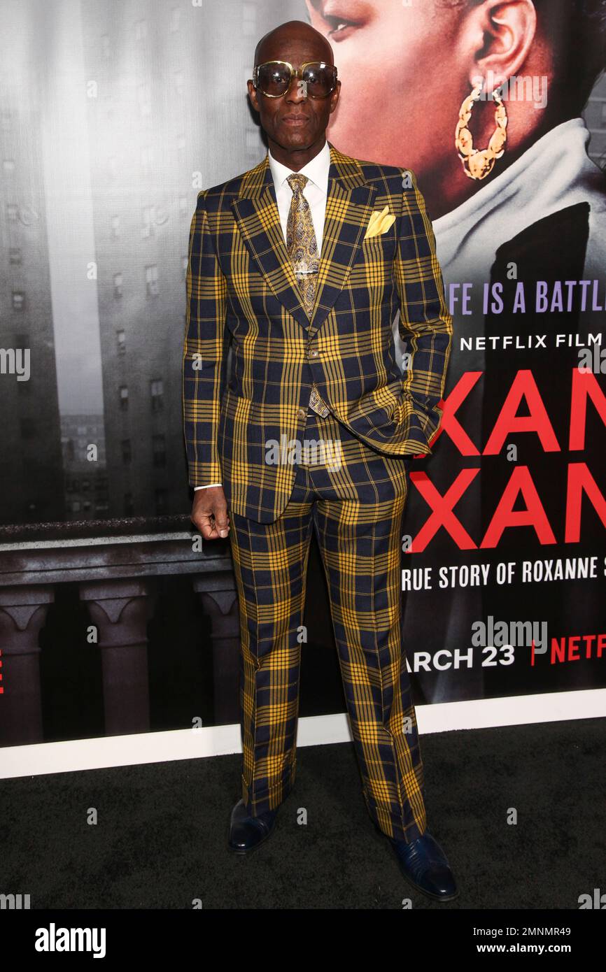 Dapper Dan attends the premiere of Netflix's "Roxanne Roxanne" at SVA ...