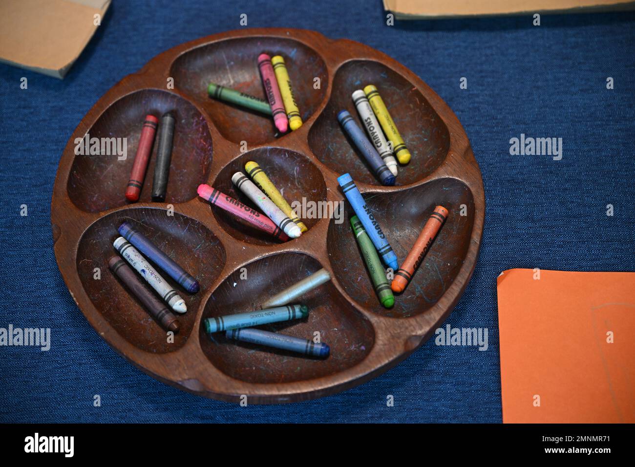 Generic image of children’s crayons at the Northern Schools Early Years ...