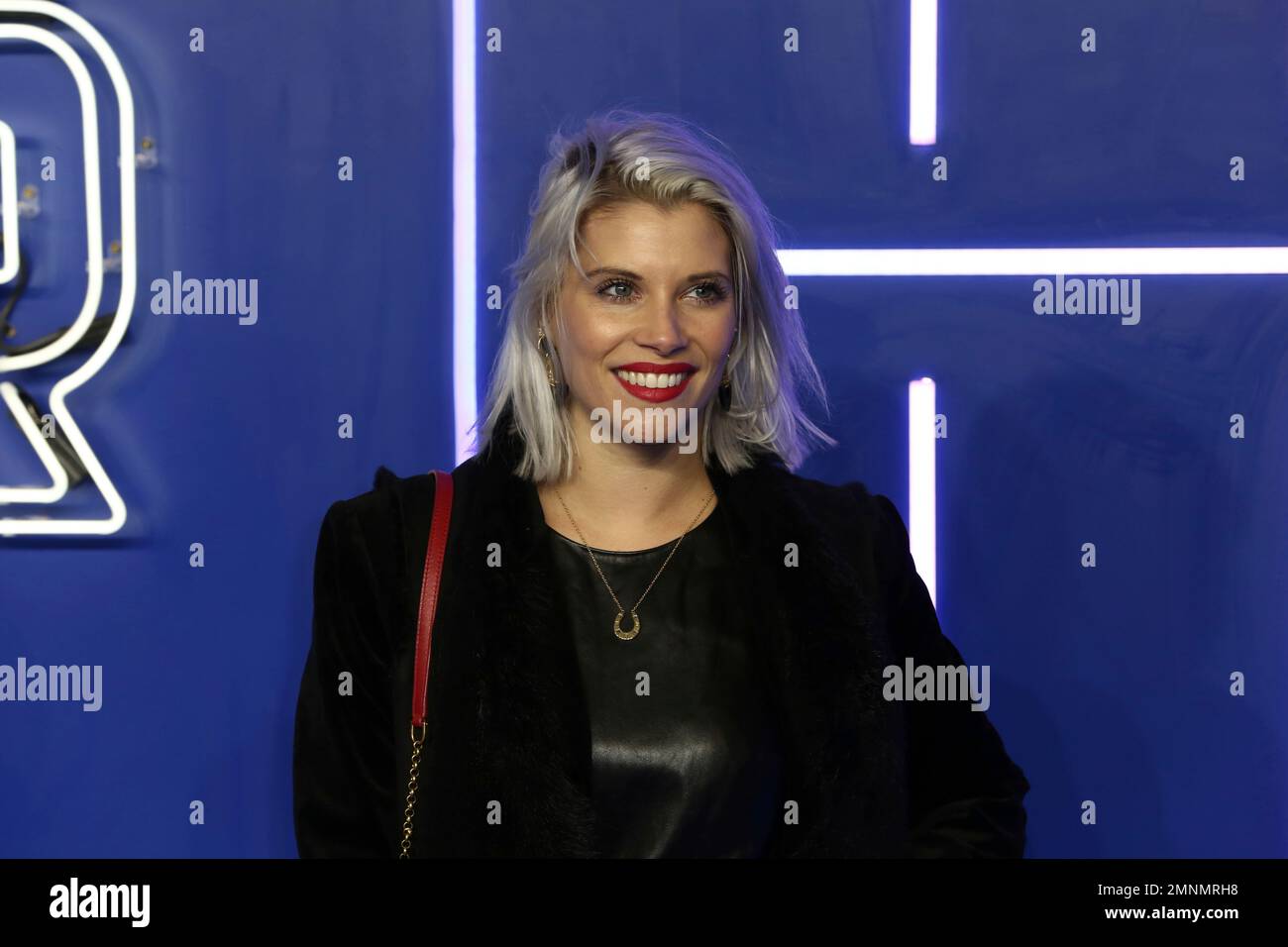 Television Presenter Pips Taylor Poses for photographers on arrival at ...