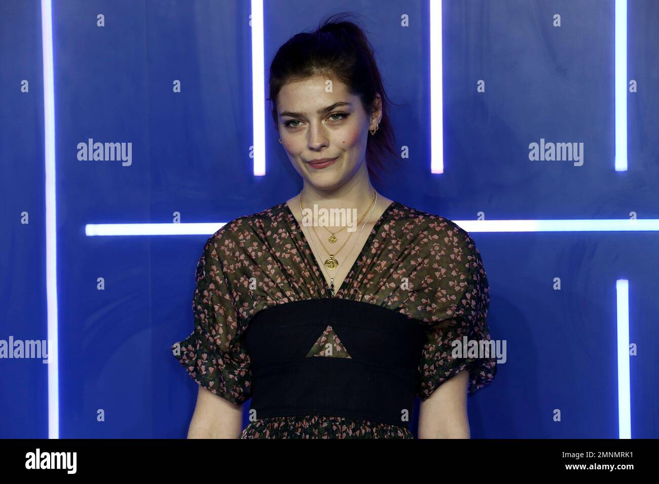 Actress Amber Anderson poses for photographers on arrival at the ...