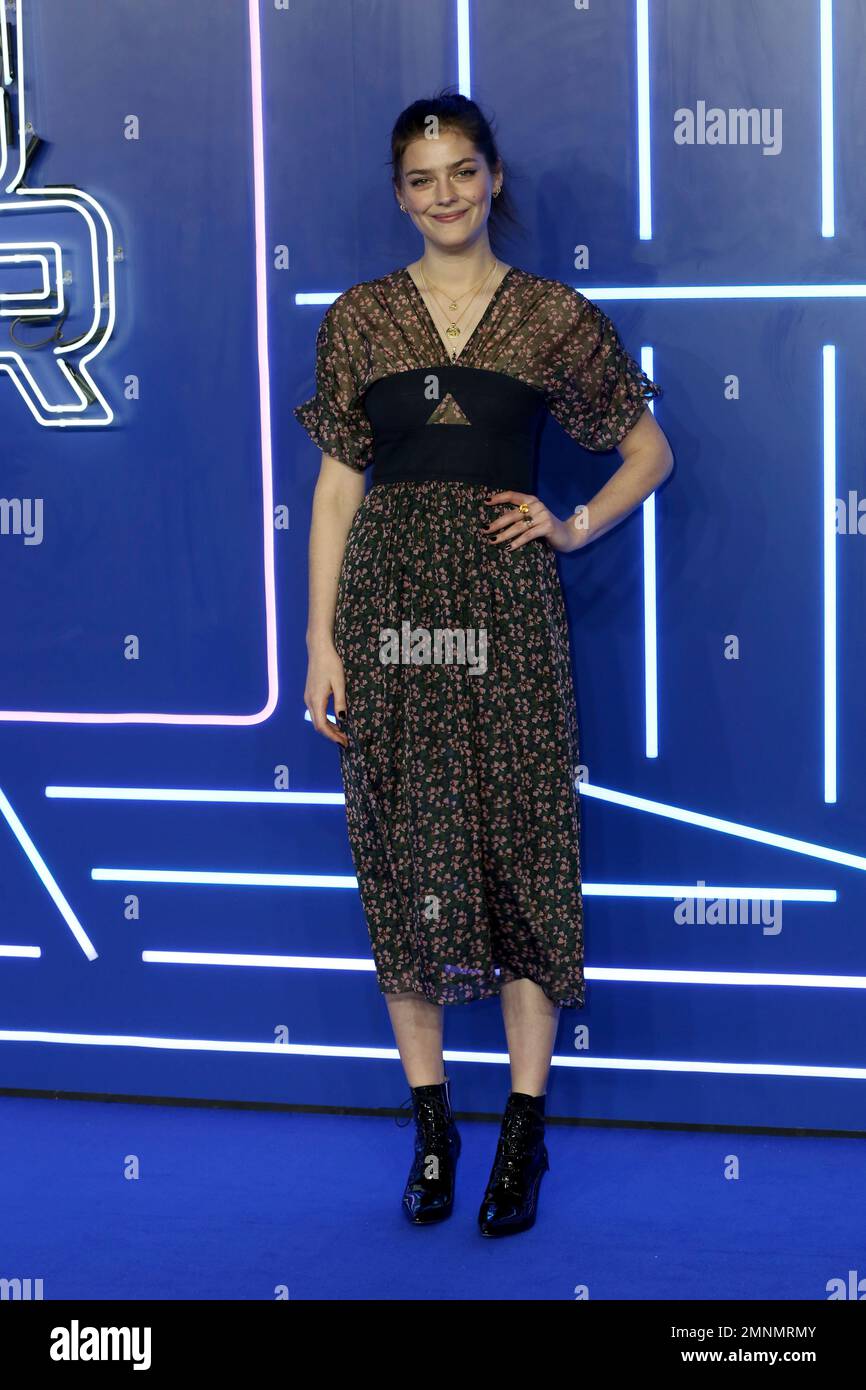 Actress Amber Anderson poses for photographers on arrival at the ...