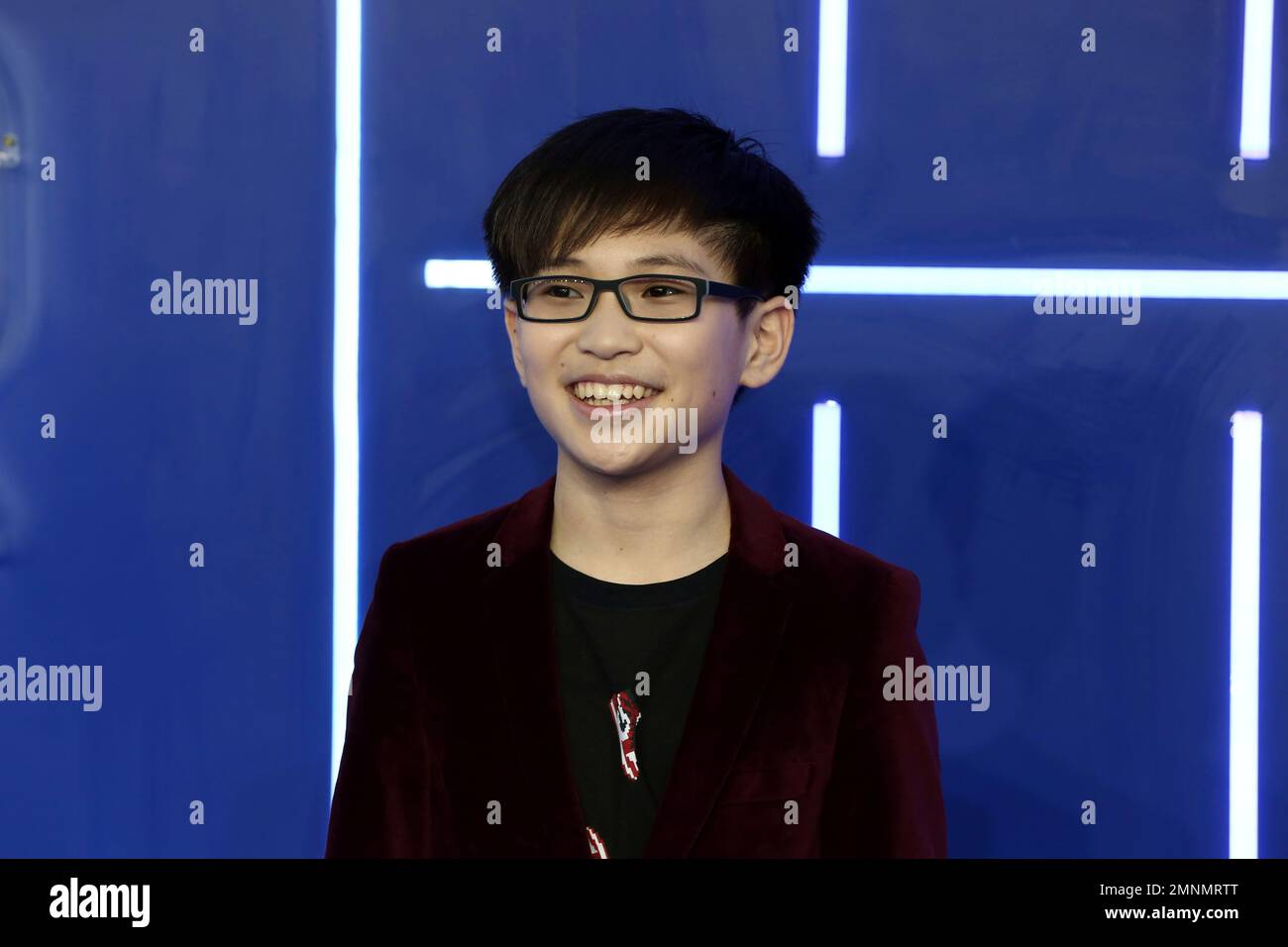 Actor Philip Zhao poses for photographers on arrival at the Premiere of ...