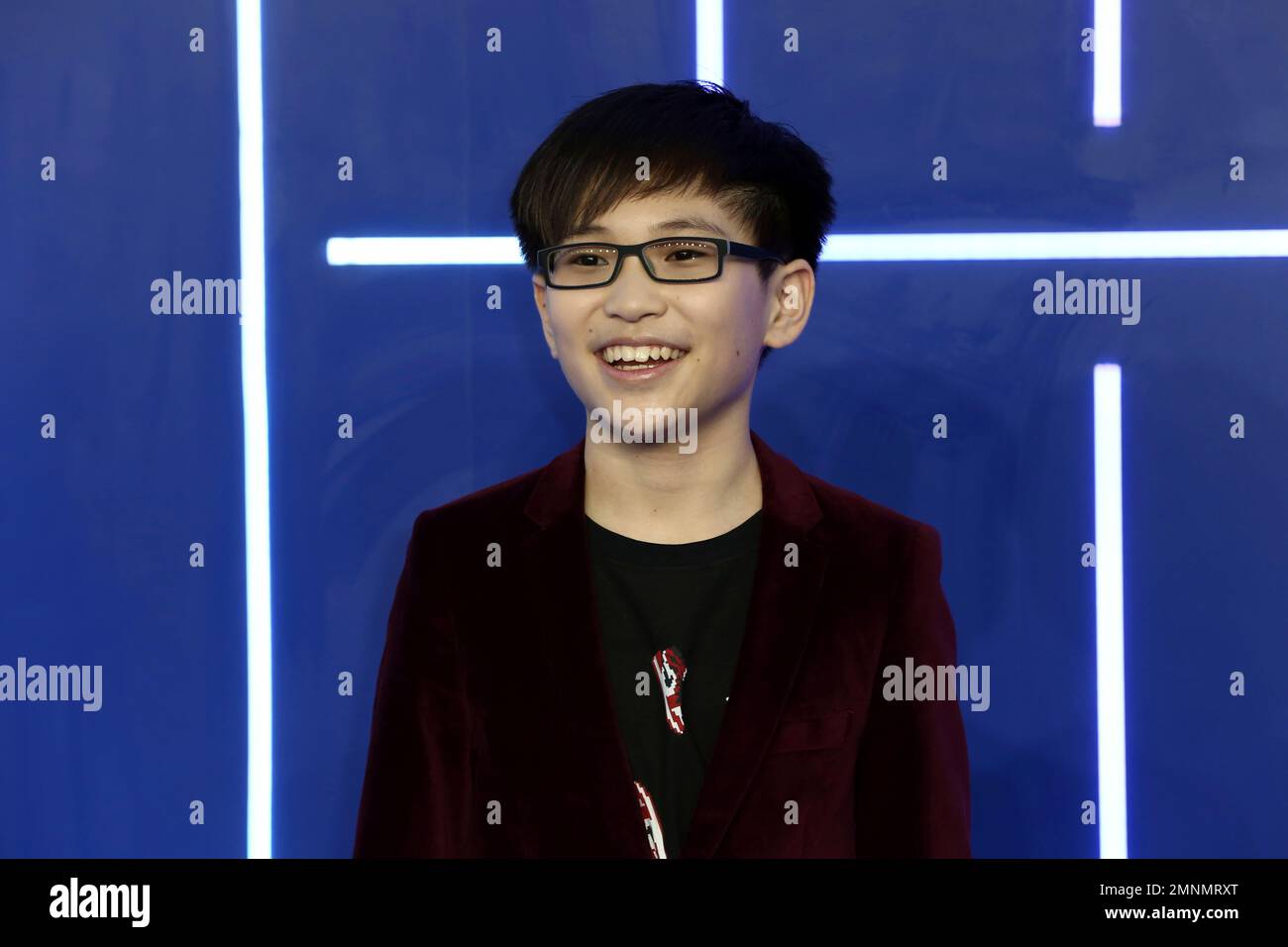 Actor Philip Zhao poses for photographers on arrival at the Premiere of ...