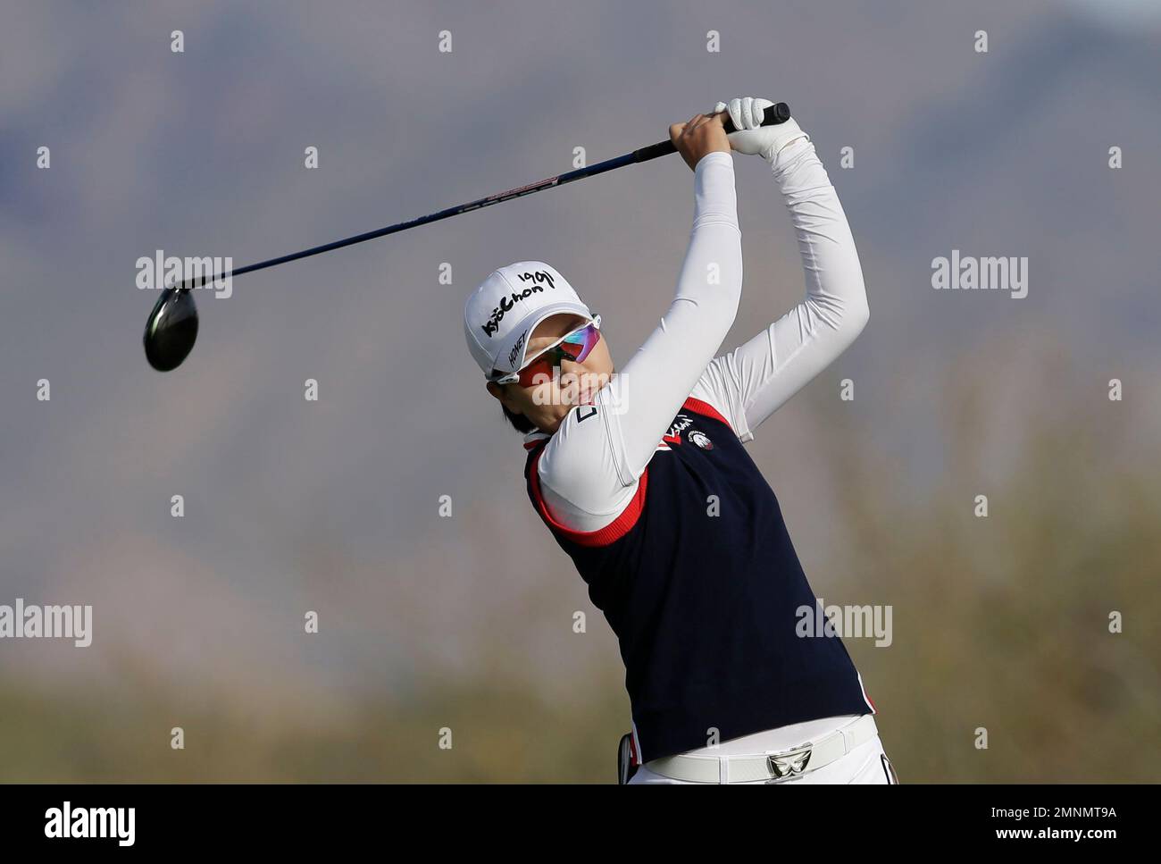 Jeong Eun Lee during the final round of a The Founders Cup LPGA golf ...