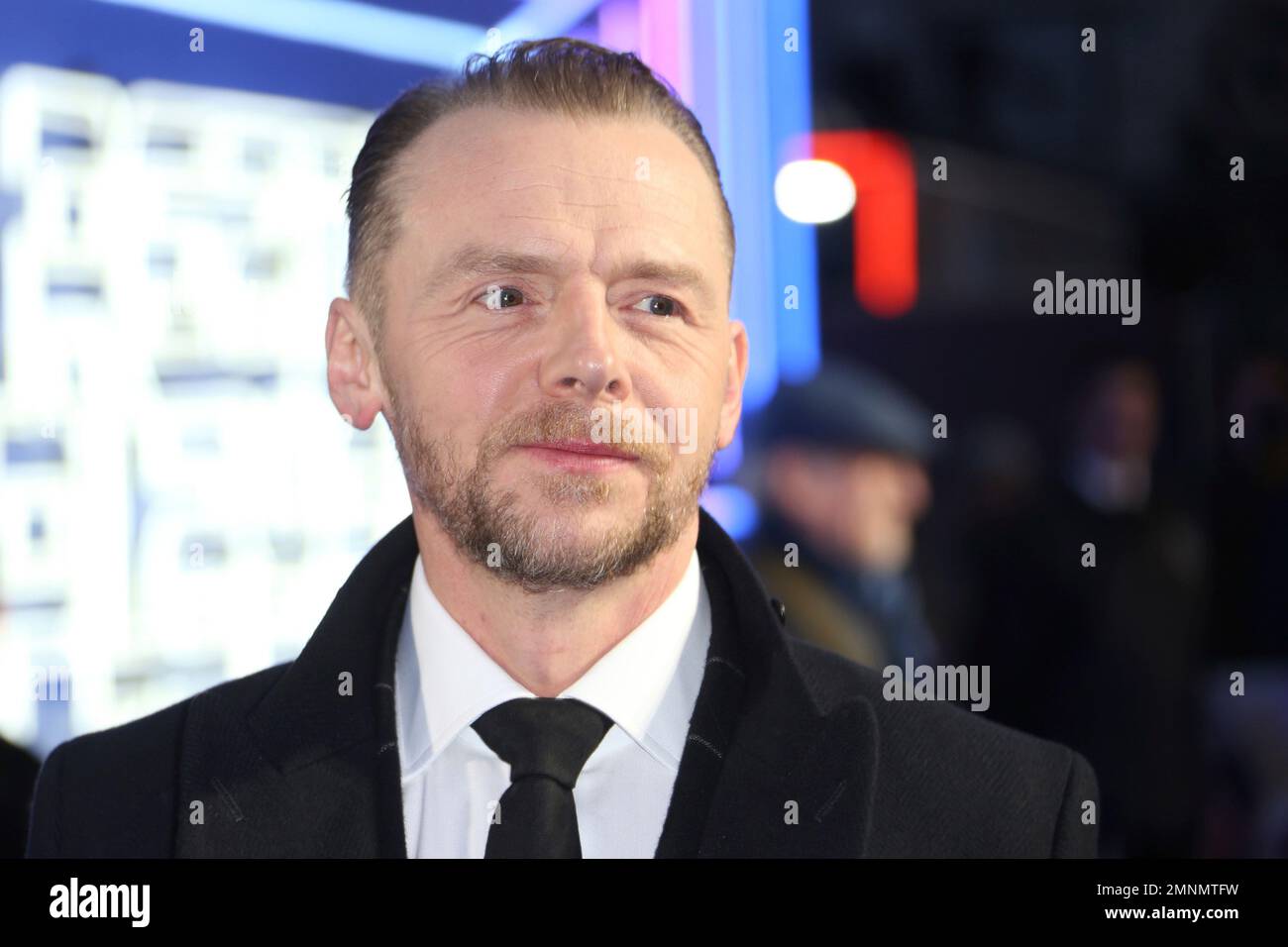 Simon Pegg poses for photographers upon arrival at the premiere of the ...