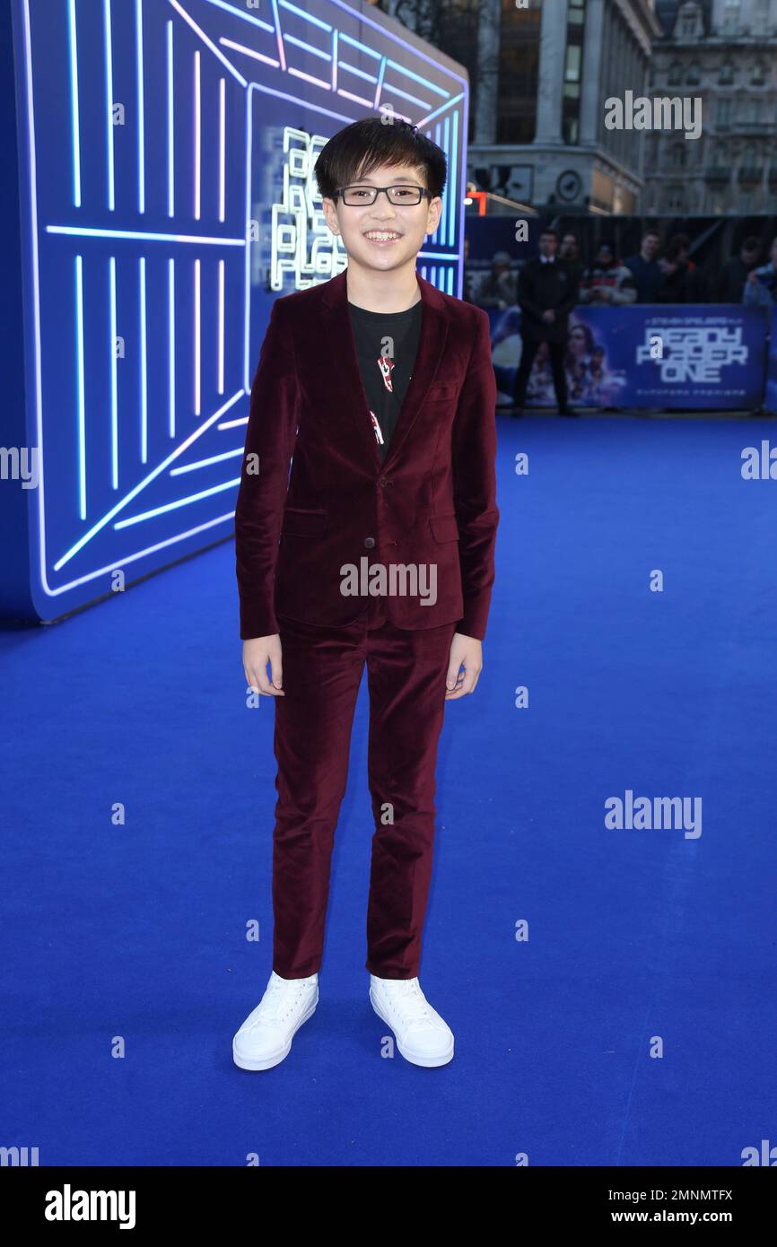 Actor Philip Zhao poses for photographers upon arrival at the premiere ...