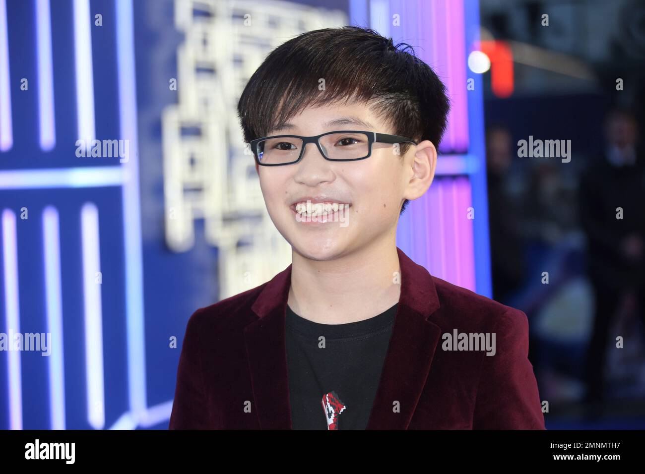 Actor Philip Zhao poses for photographers upon arrival at the premiere ...