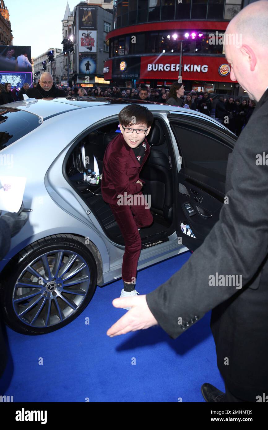 Actor Philip Zhao poses for photographers upon arrival at the premiere ...