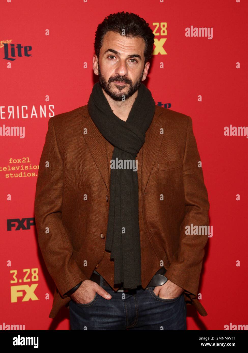 Michael Aronov attends the premiere of FX Networks' "The Americans ...