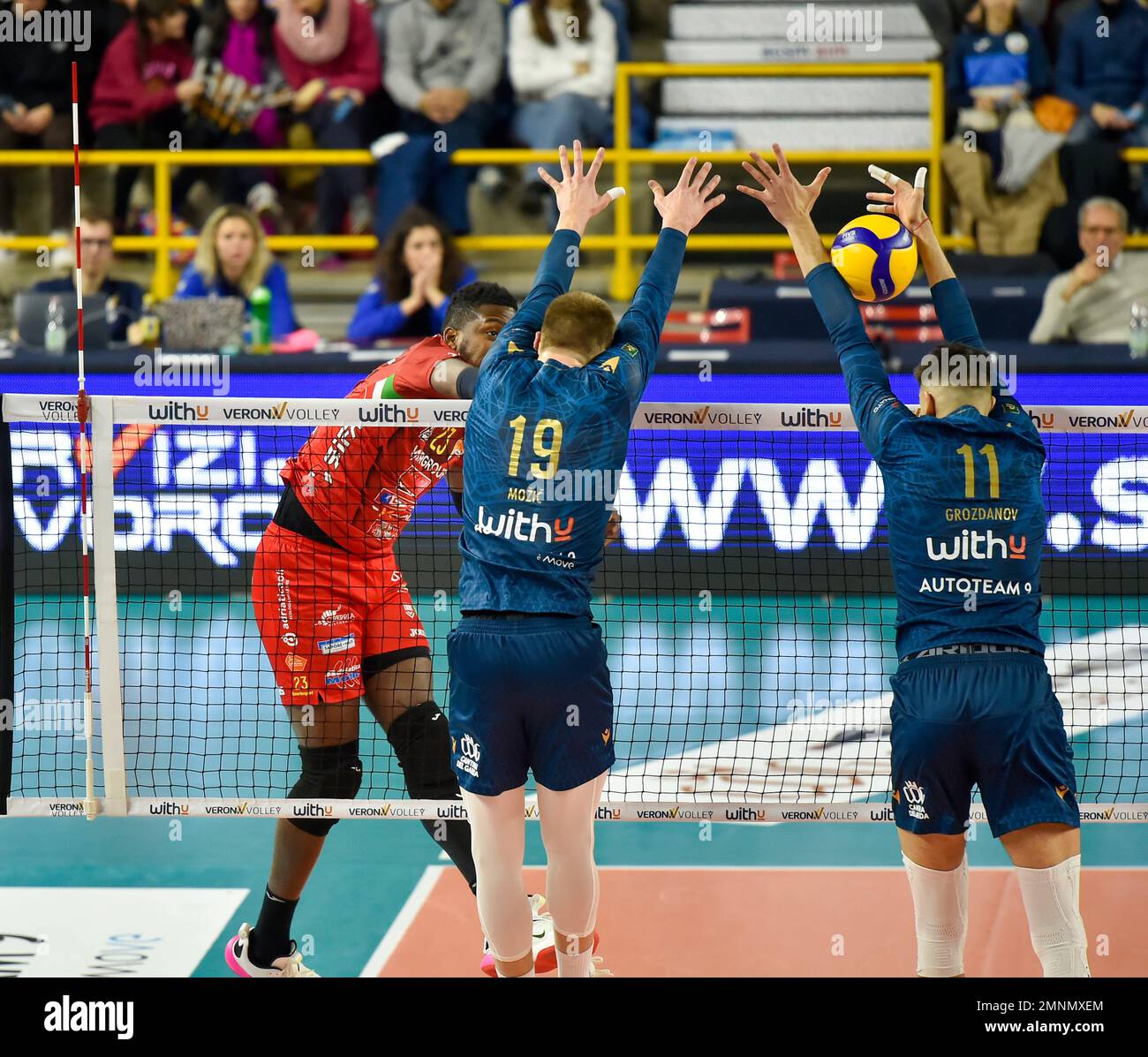 Pala AGSM-AIM, Verona, Italy, January 29, 2023, Marlon Yant (Cucine ...