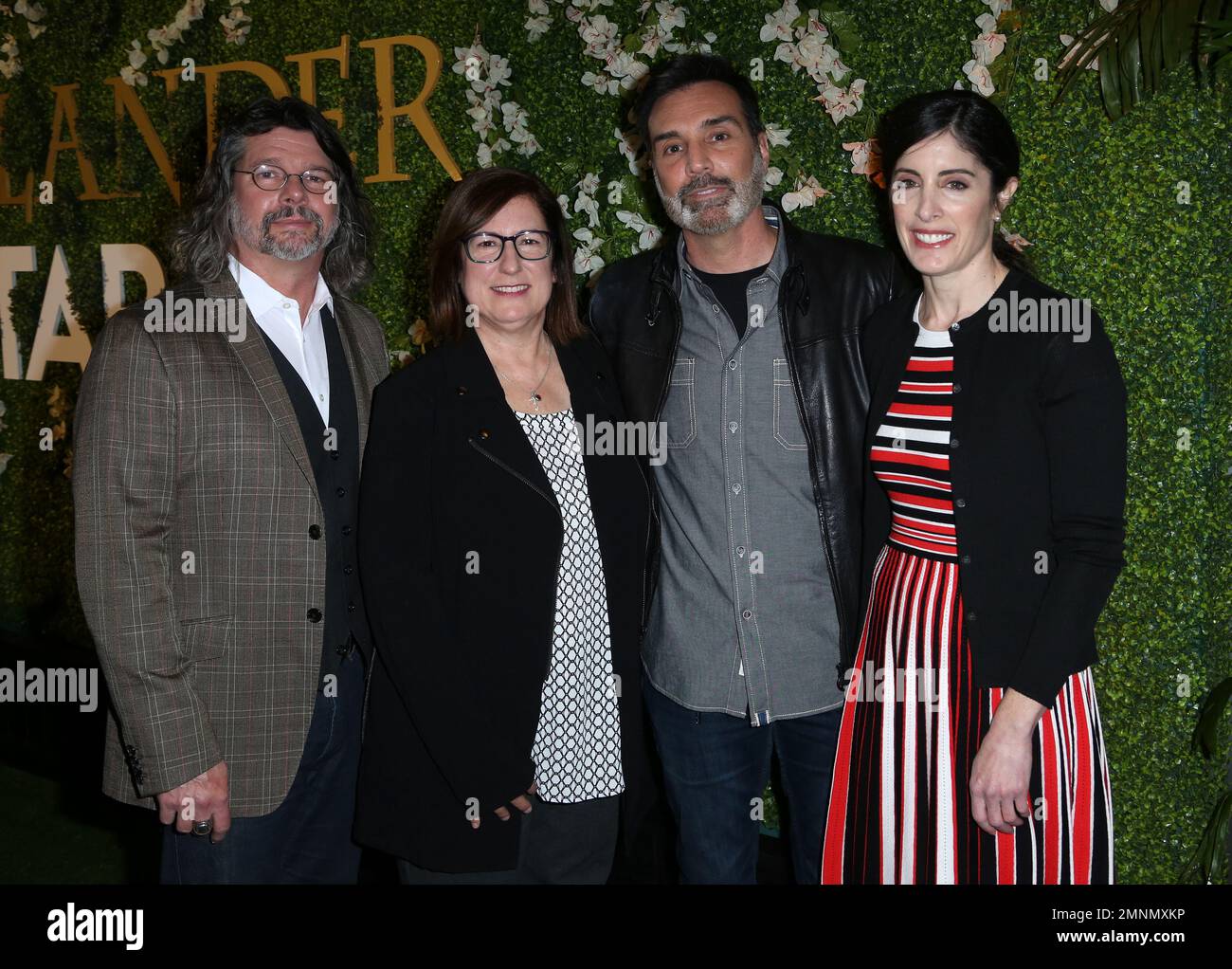 Ronald D. Moore, from left, Toni Graphia, Matthew B. Roberts and Maril ...