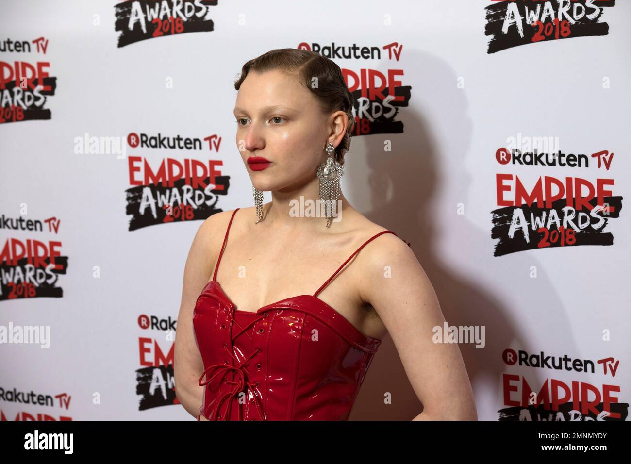 Actress Tallulah Rose Haddon poses for photographers on arrival at the ...