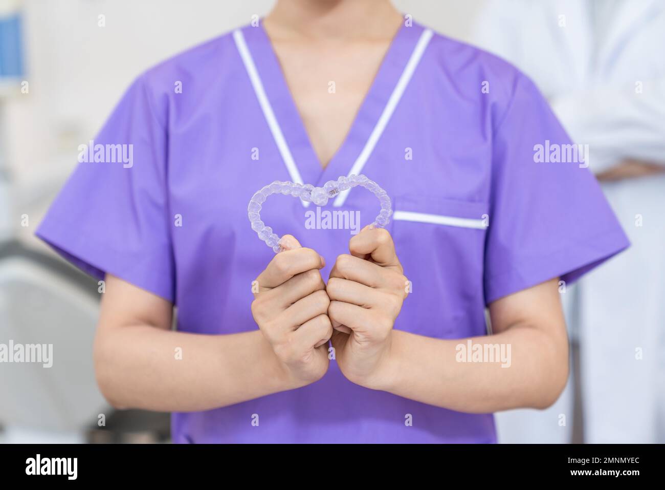 Two doctors at the clinic work Stock Photo - Alamy