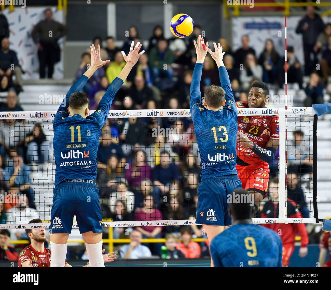 Pala AGSM-AIM, Verona, Italy, January 29, 2023, Marlon Yant (Cucine ...