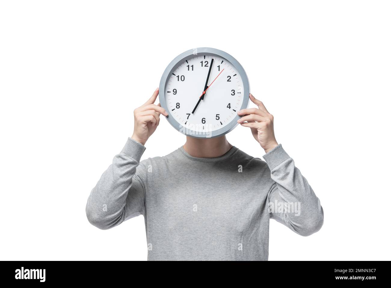 Young asian man clock hi-res stock photography and images - Alamy