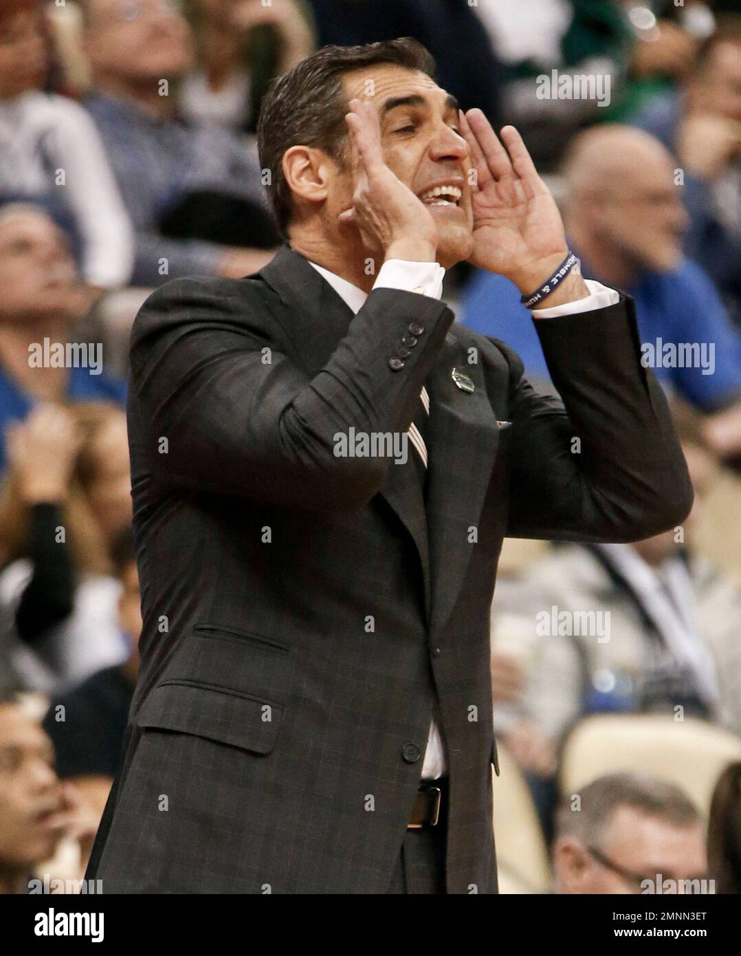 Villanova head coach Jay Wright during the first half of a second-round ...