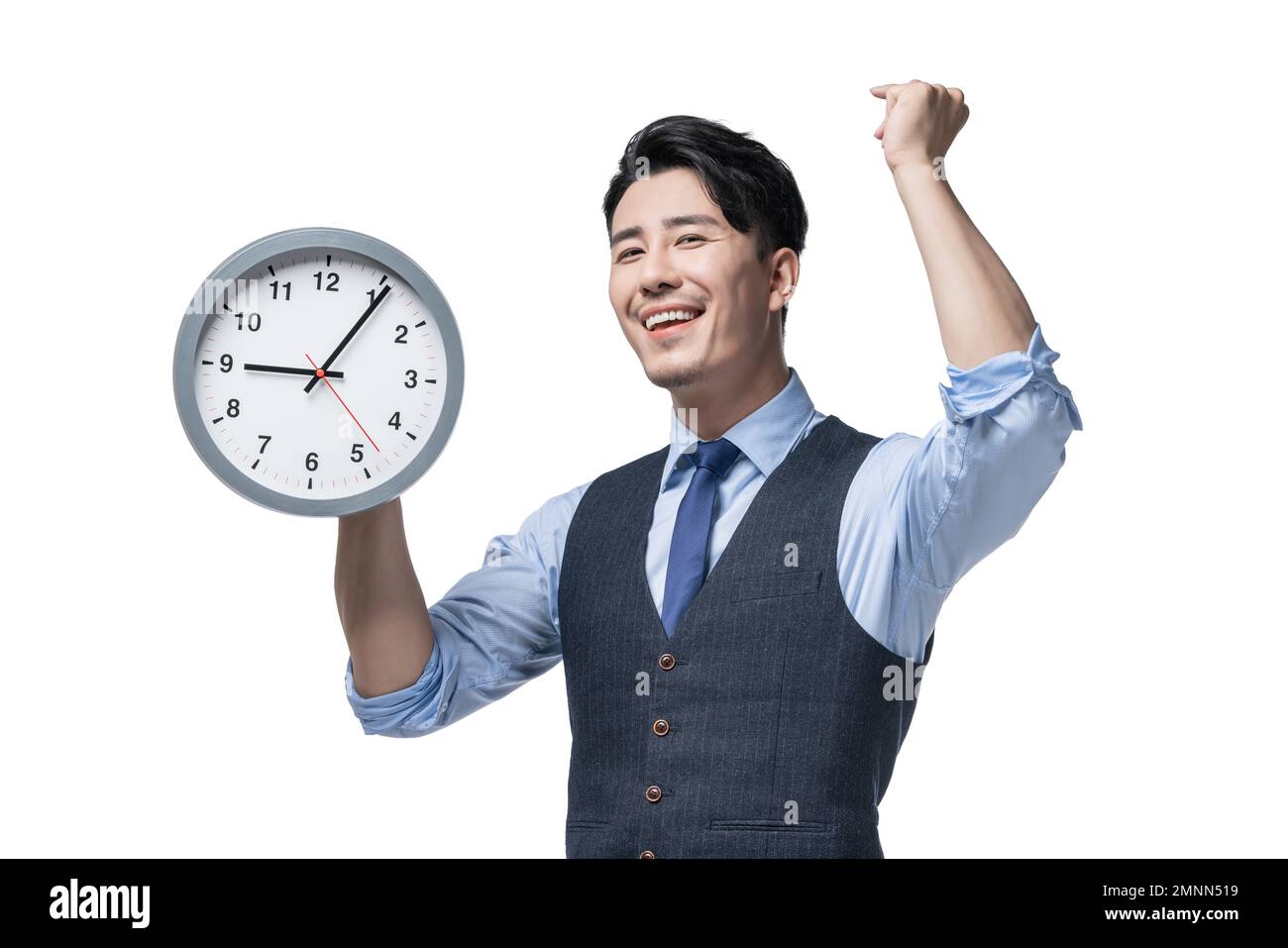 Business men and clock Stock Photo - Alamy