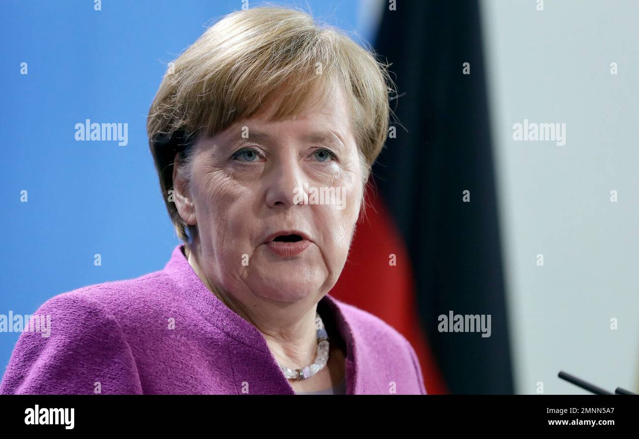 FILE - In this March 16, 2018 file photo. German Chancellor Angela ...