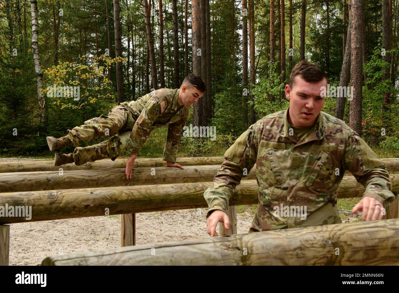 U.S. Soldiers assigned to Bull Troop, 1st Squadron, 2nd Cavalry ...
