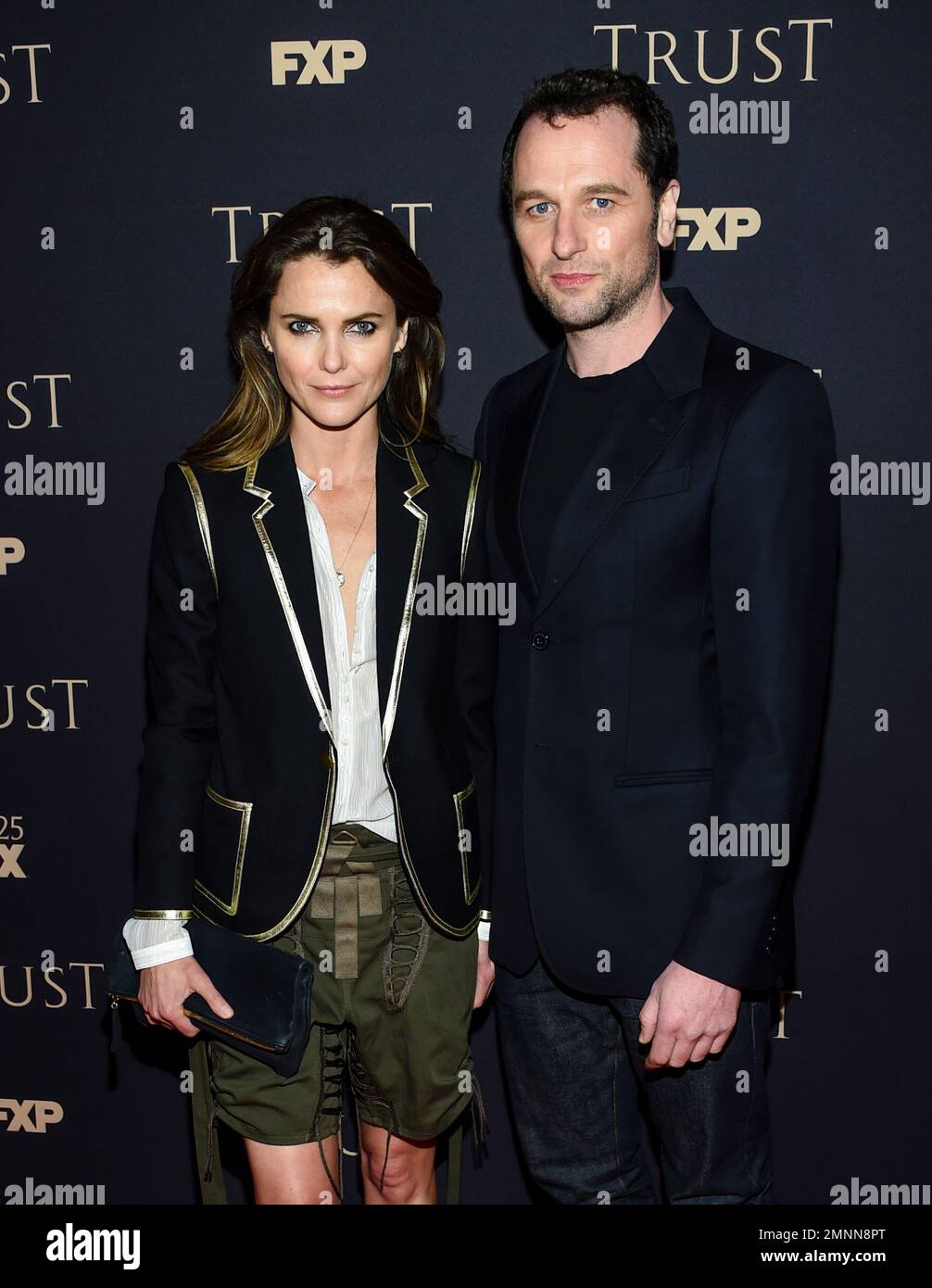 Actors Keri Russell, left, and Matthew Rhys attend FX Networks' annual ...