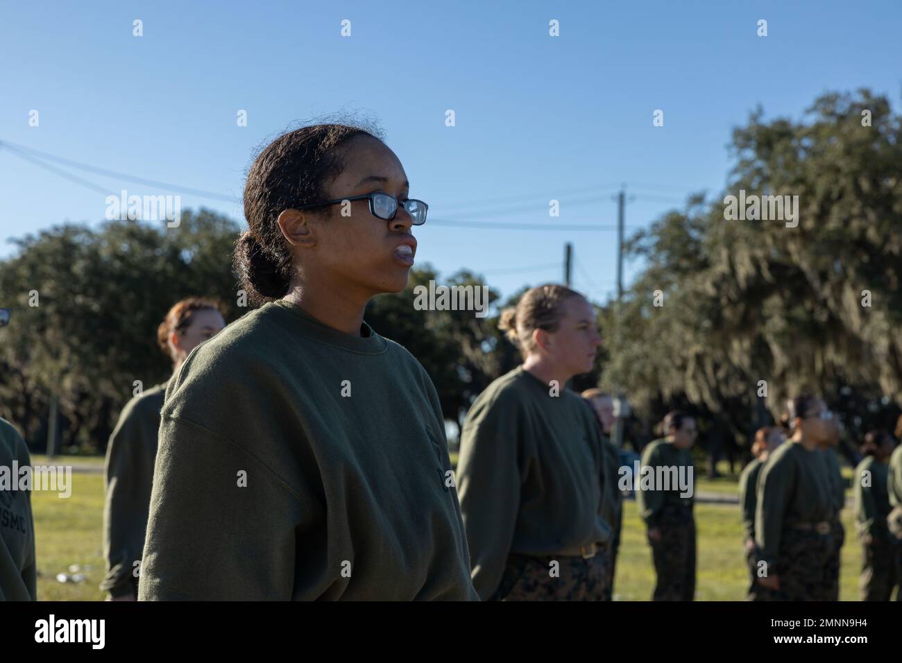 Rct. Lelani M. Coulter with Hotel Company, 2nd Recruit Training ...