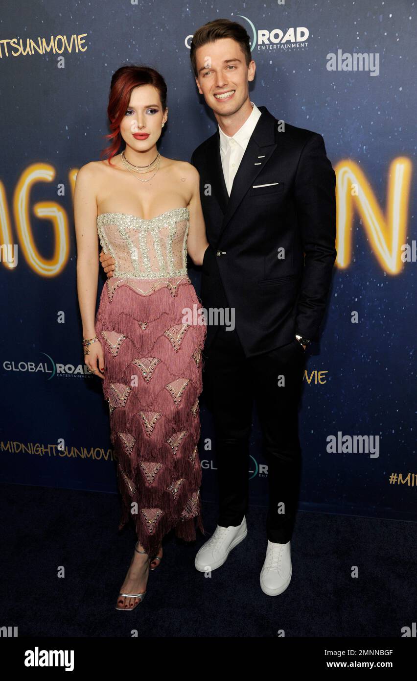 Bella Thorne, left, and Patrick Schwarzenegger, cast members in ...