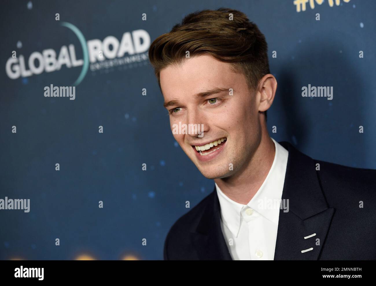 Patrick Schwarzenegger, a cast member in "Midnight Sun," poses at the ...