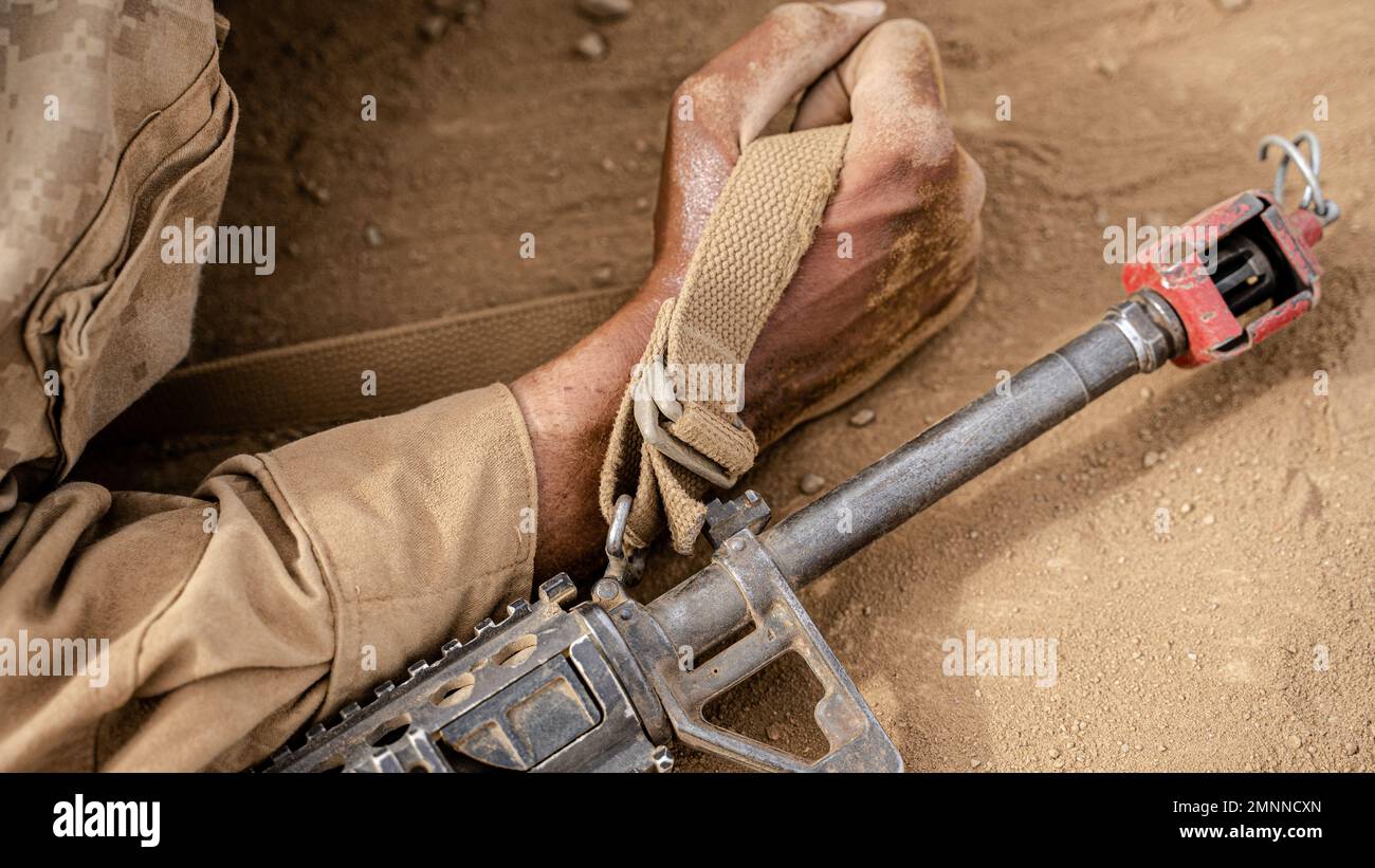 A U.S. Marine Corps recruit with Echo Company, 2nd Recruit Training ...